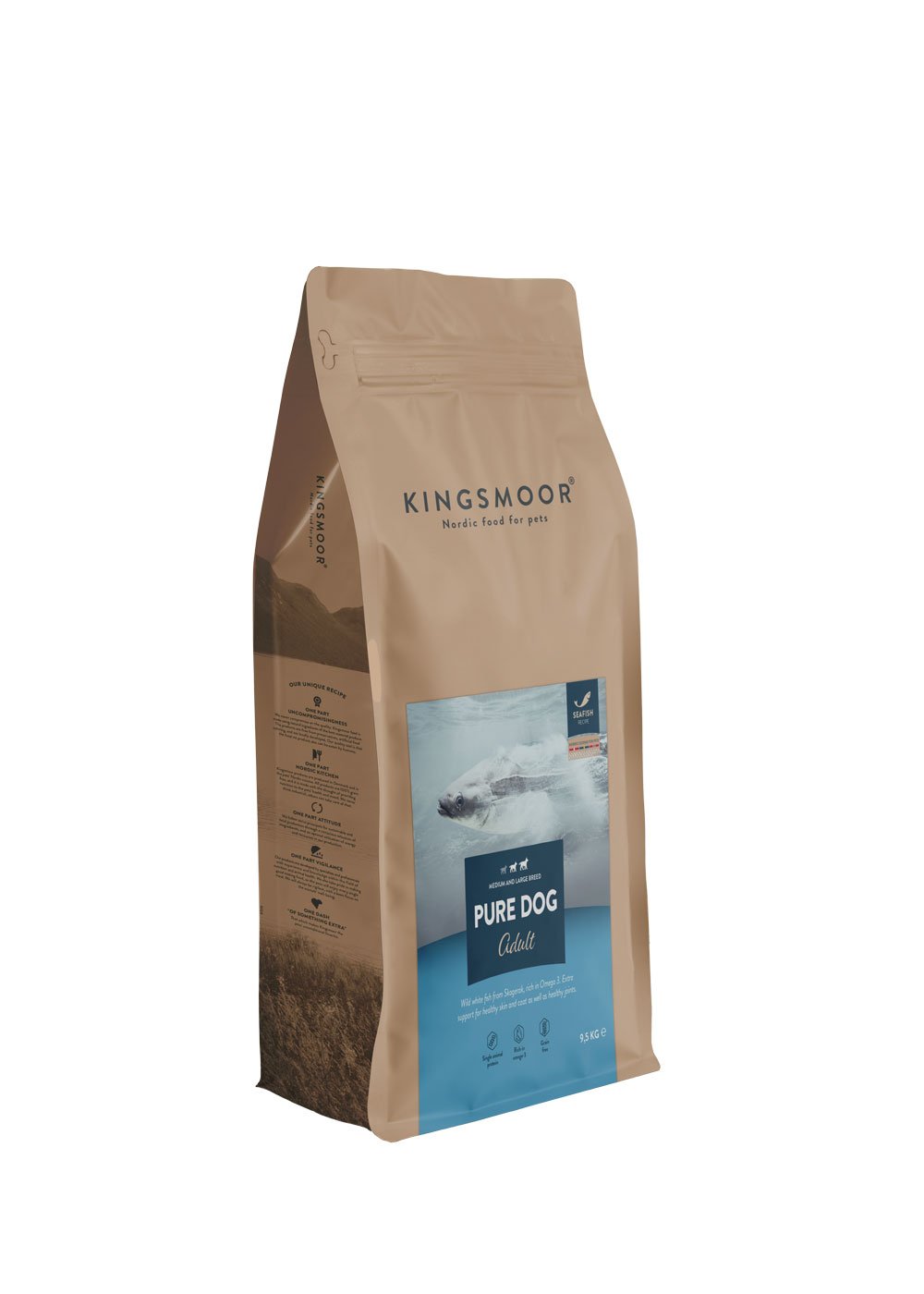 Kingsmoor Pure Seafish: Hundefoder med Havfisk og Naturlige Ingredienser